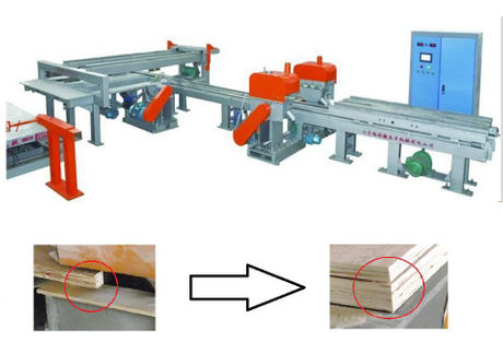 Automatic Plywood Double Sizer/Four-Edge Trimming Saw/Precision Plywood ...